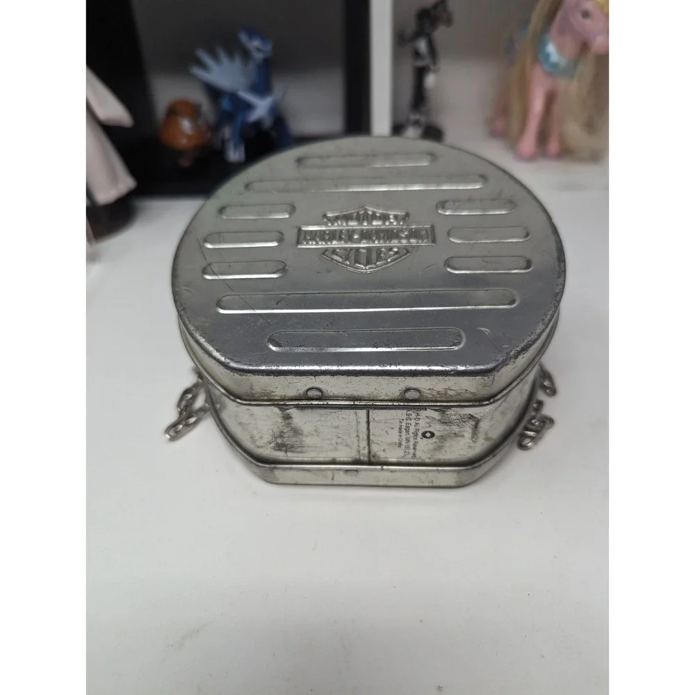 Storage & Organization | New Harley Davidson Metal Storage Tin | Poshmark